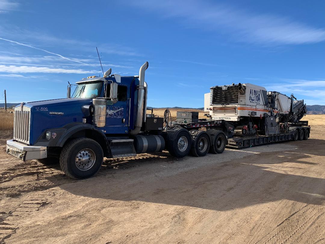 Heavy Haul Trucking | Alpha Milling